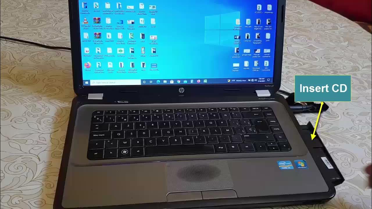 How to format laptop from BIOS using CD or DVD - YouTube