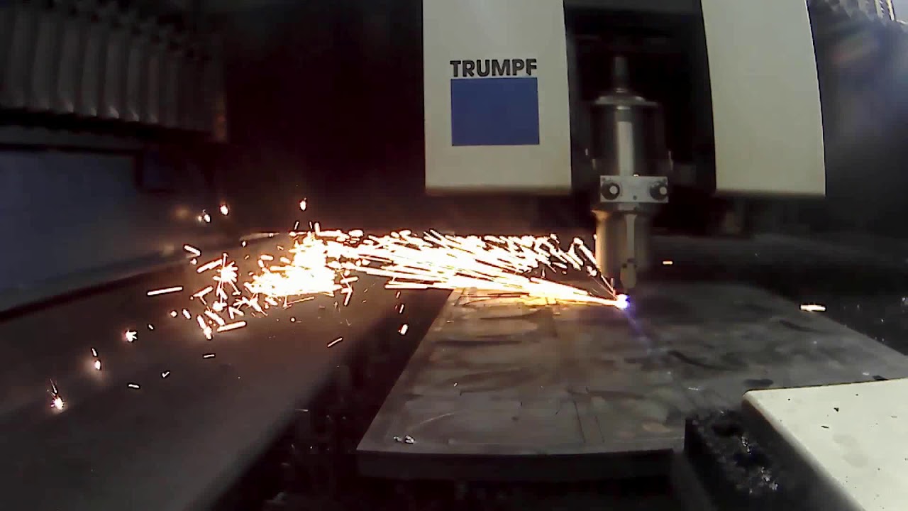 Laser Trumpf TruFlow 6KW (slow motion + music) - YouTube