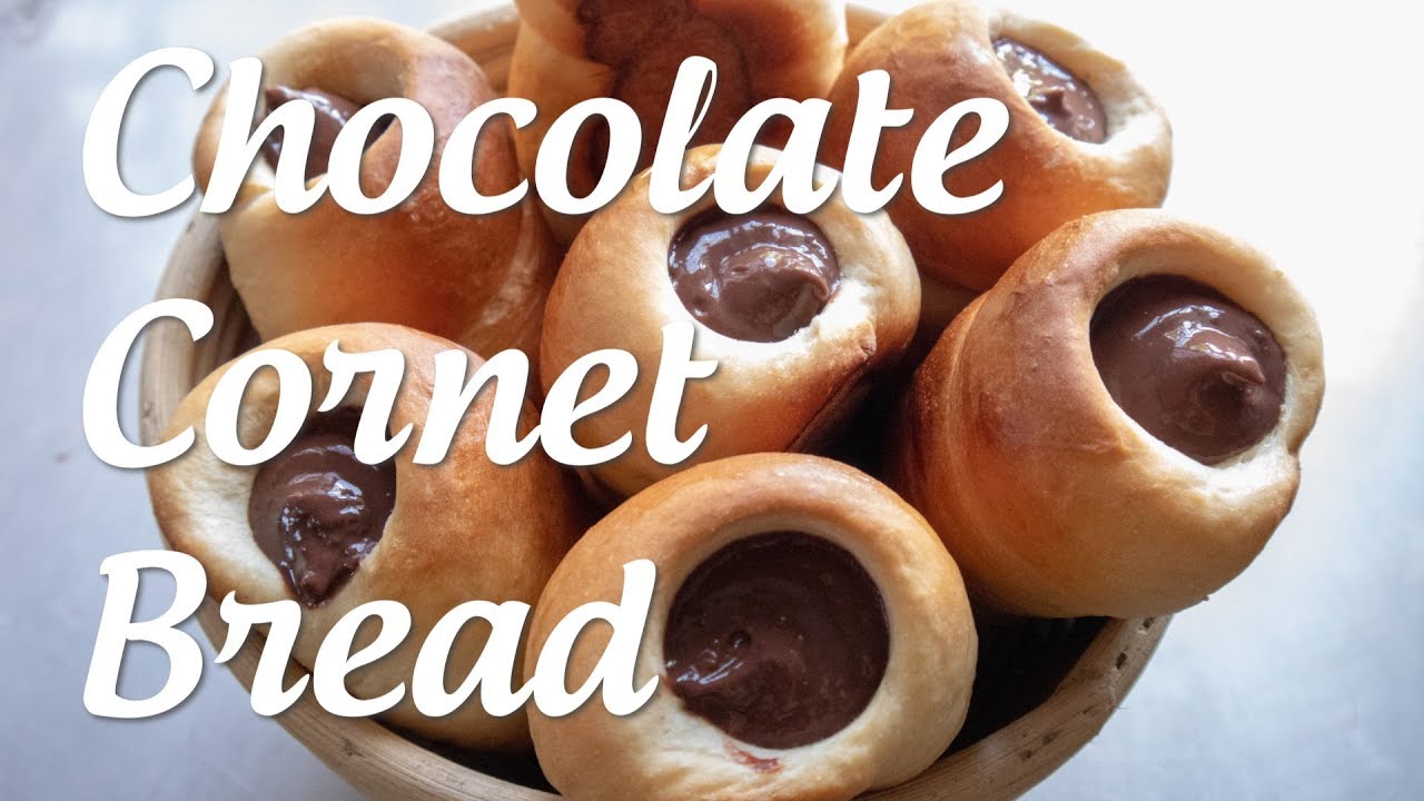 Chocolate Cornet Bread Using Sponge Dough Technique - YouTube