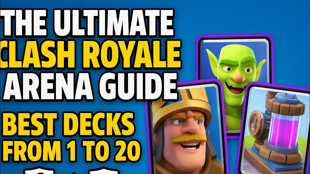 Every Arena Best Deck in Clash Royale (Arena 1-20) - YouTube