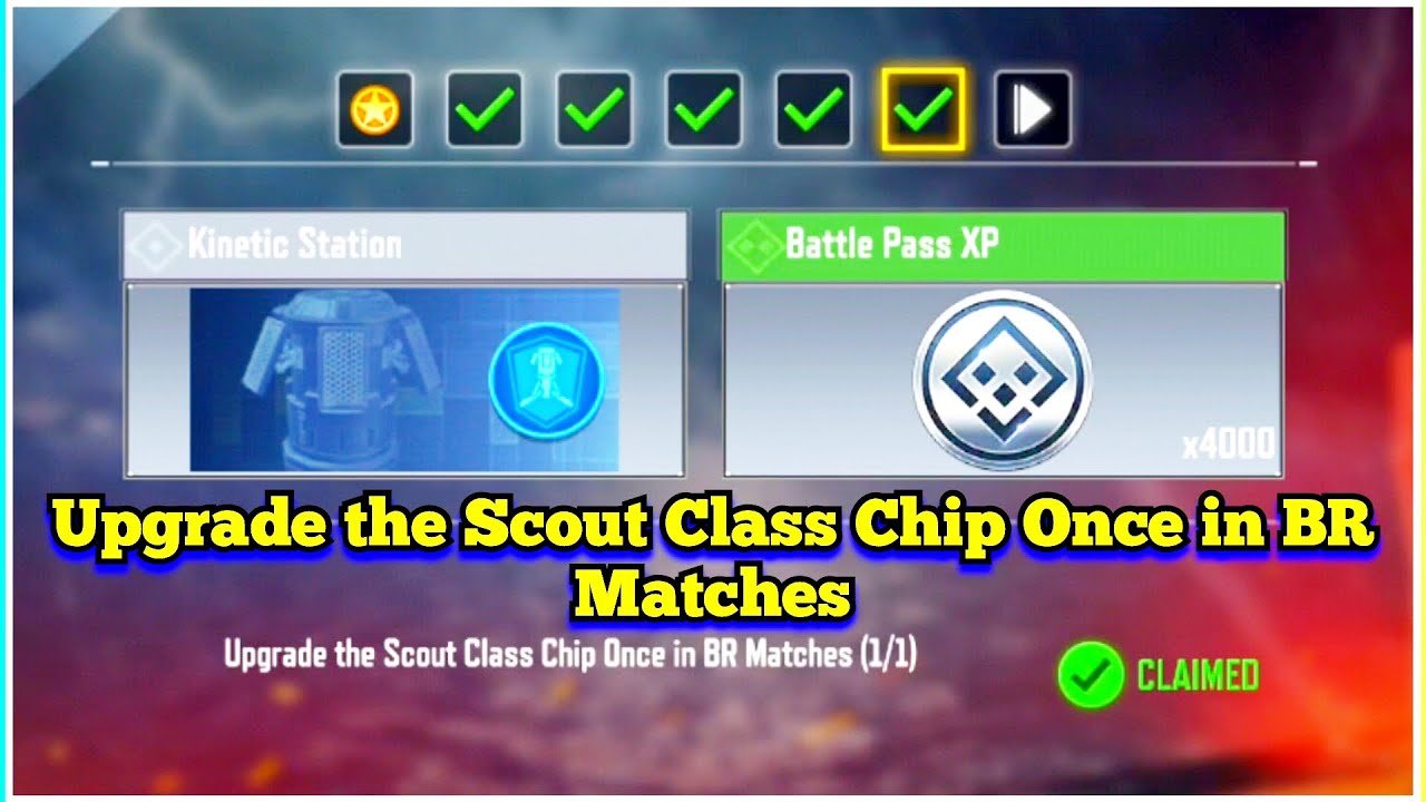 Call Of Duty Mobile Upgrade the Scout Class Chip Once in BR Matches ...