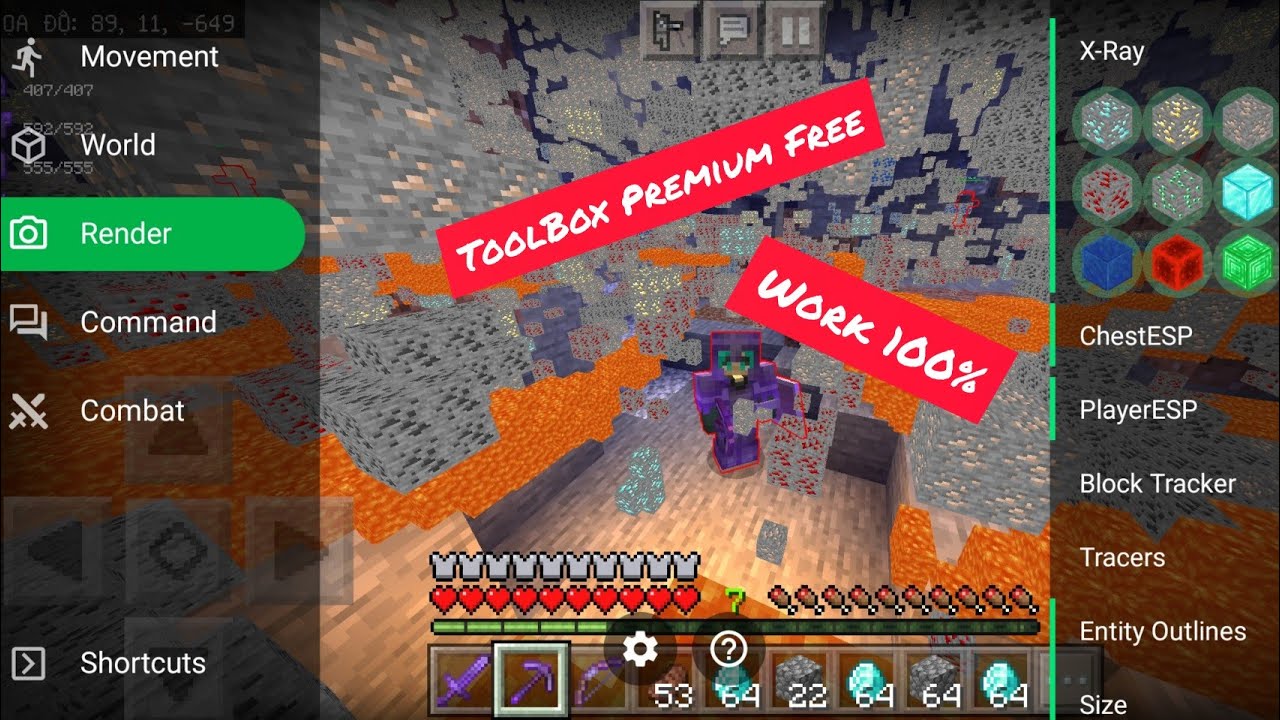 FREE PREMIUM TOOLBOX for MCPE | LATEST TOOLBOX MOD PREMIUM | 1.16.40 ...
