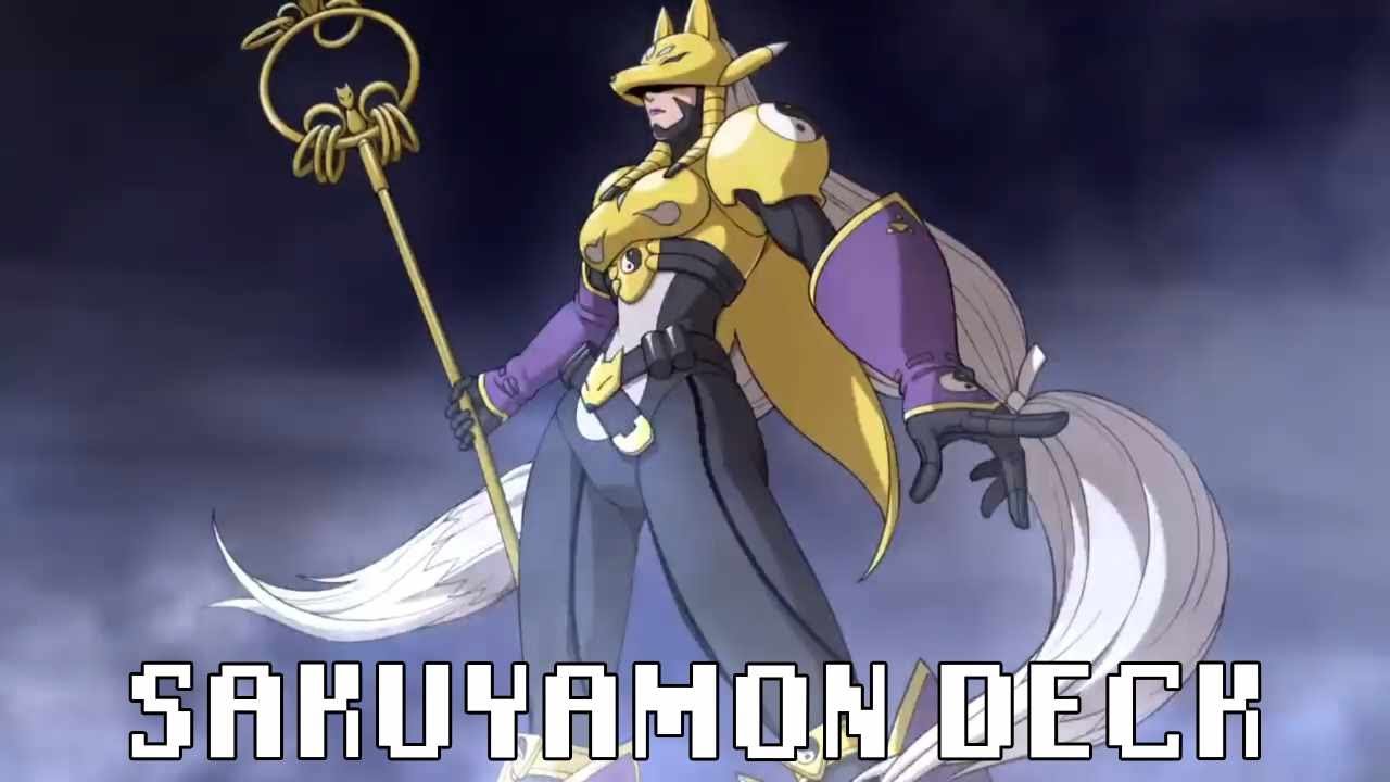 Digimon TCG: Yellow Sakuyamon Deck (BT10) - YouTube
