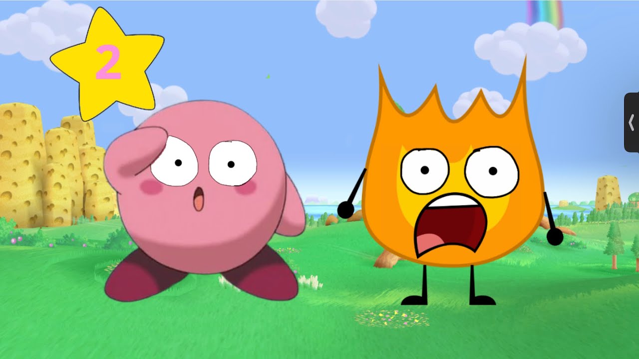 Kirby and Firey vs classic Kirby and Firey - YouTube