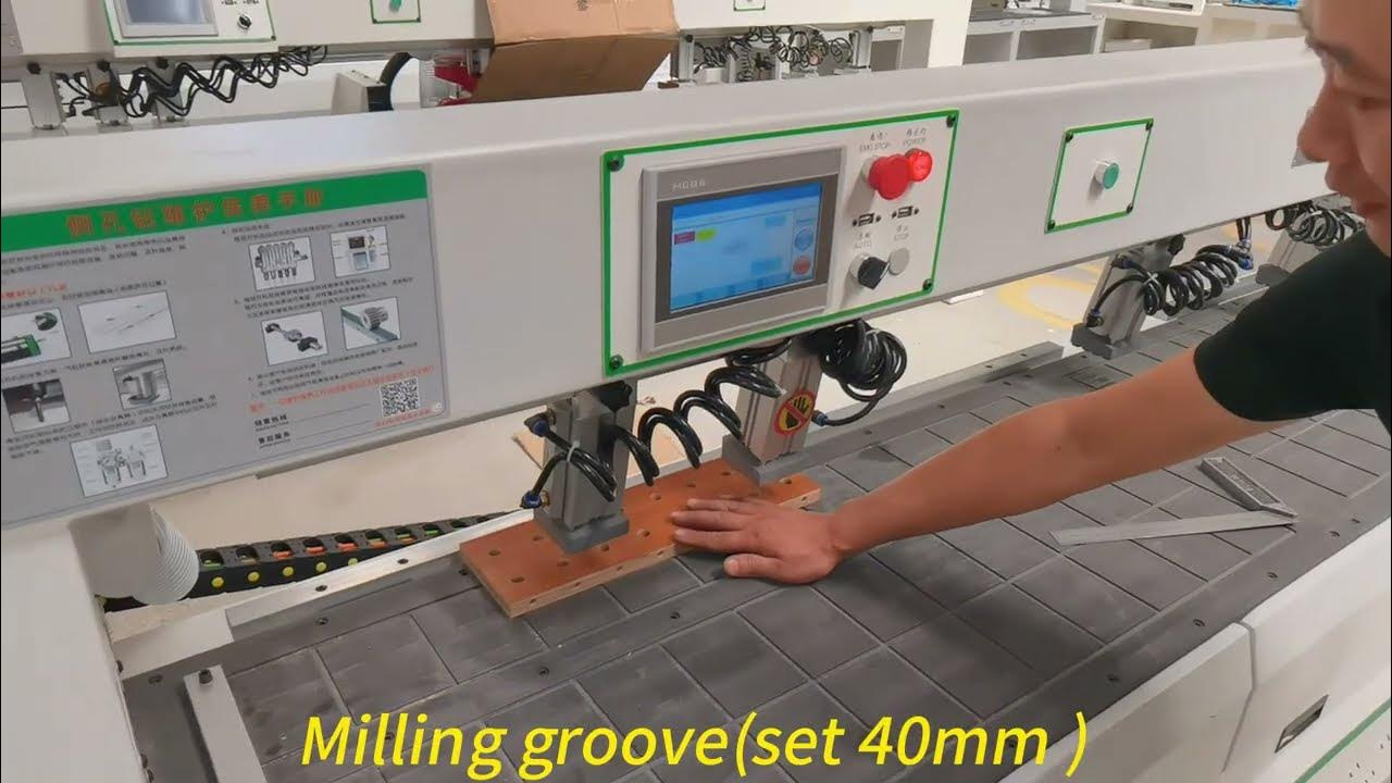 3 axis CNC side drilling machine - YouTube