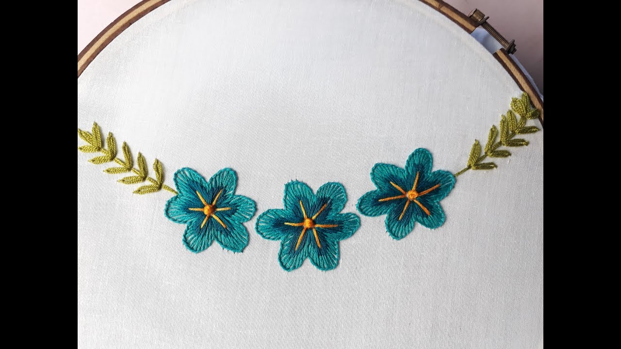 Neck design for dresses | Hand embroidery designs - YouTube