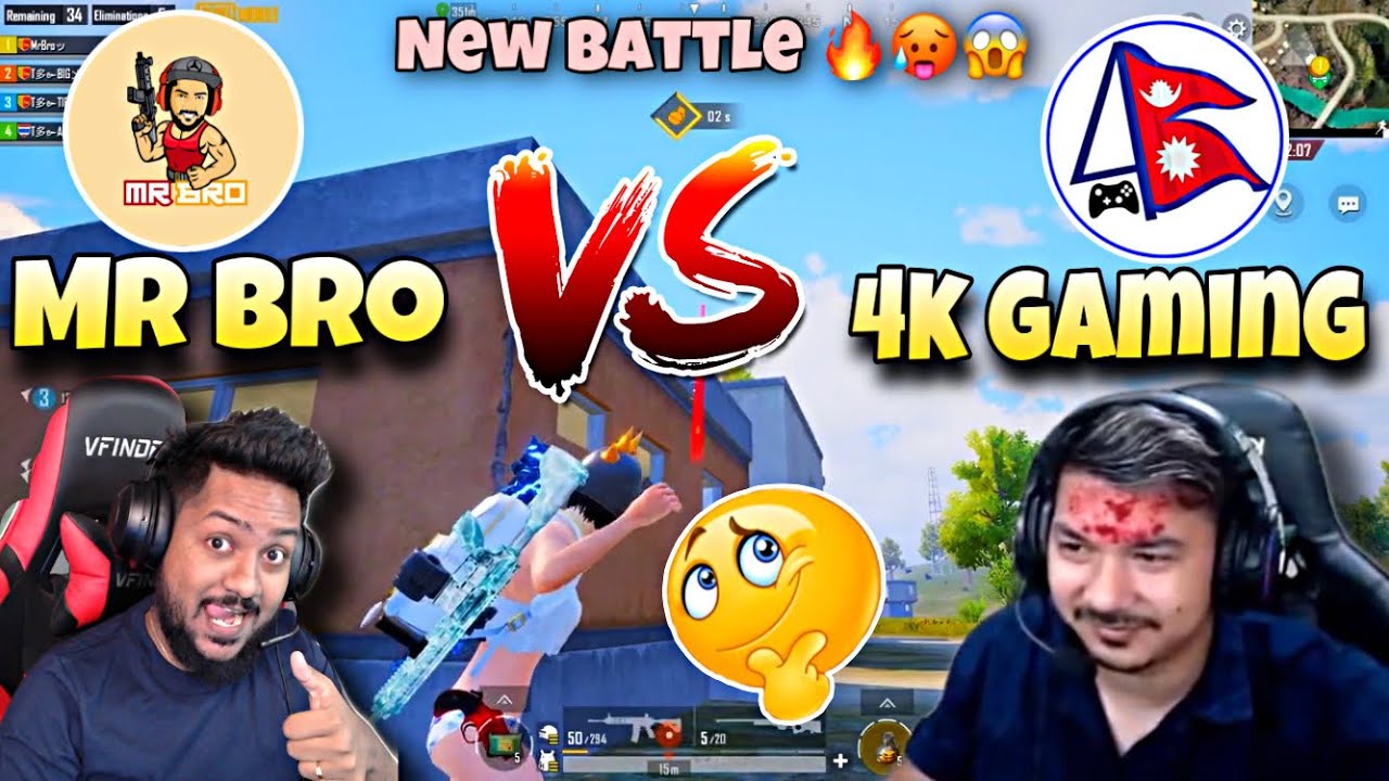 Mr Bro Vs 4K Gaming Nepal || New Battle In Erangel Map || Pubg Mobile ...