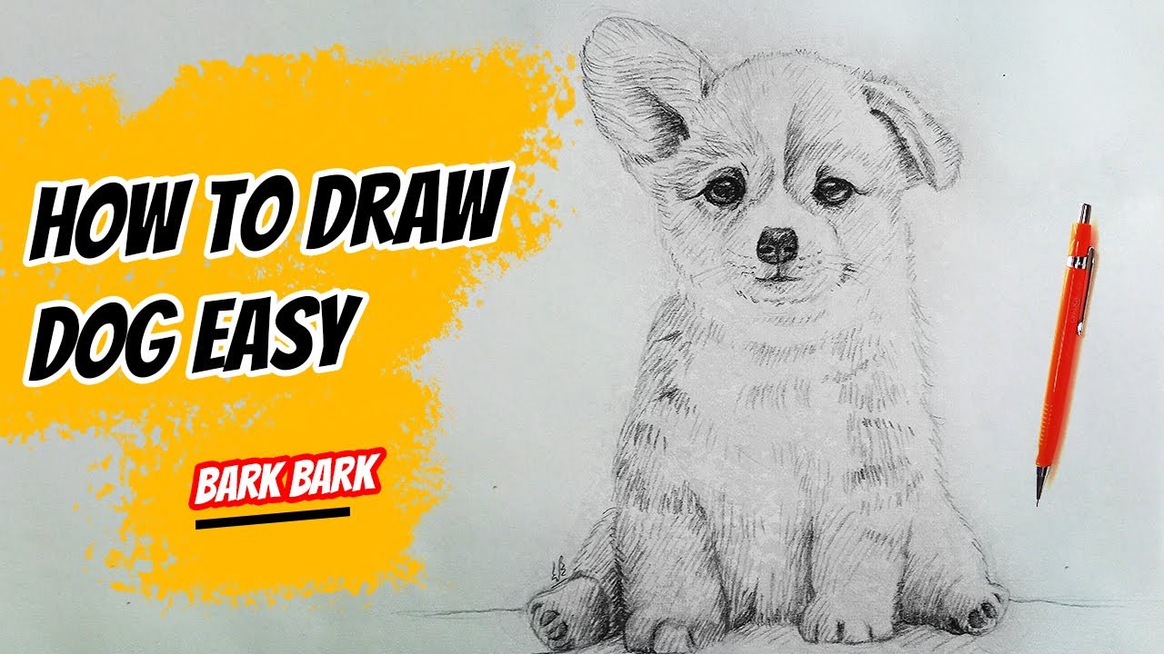 Perfect Your Pencil Skills How to Draw a Dog from Sketch to Finish ...