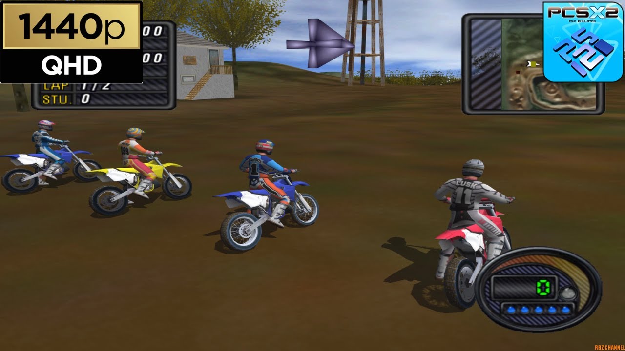 Jeremy McGrath Supercross World PS2 Gameplay HD (2001) pcsx2 setup ...