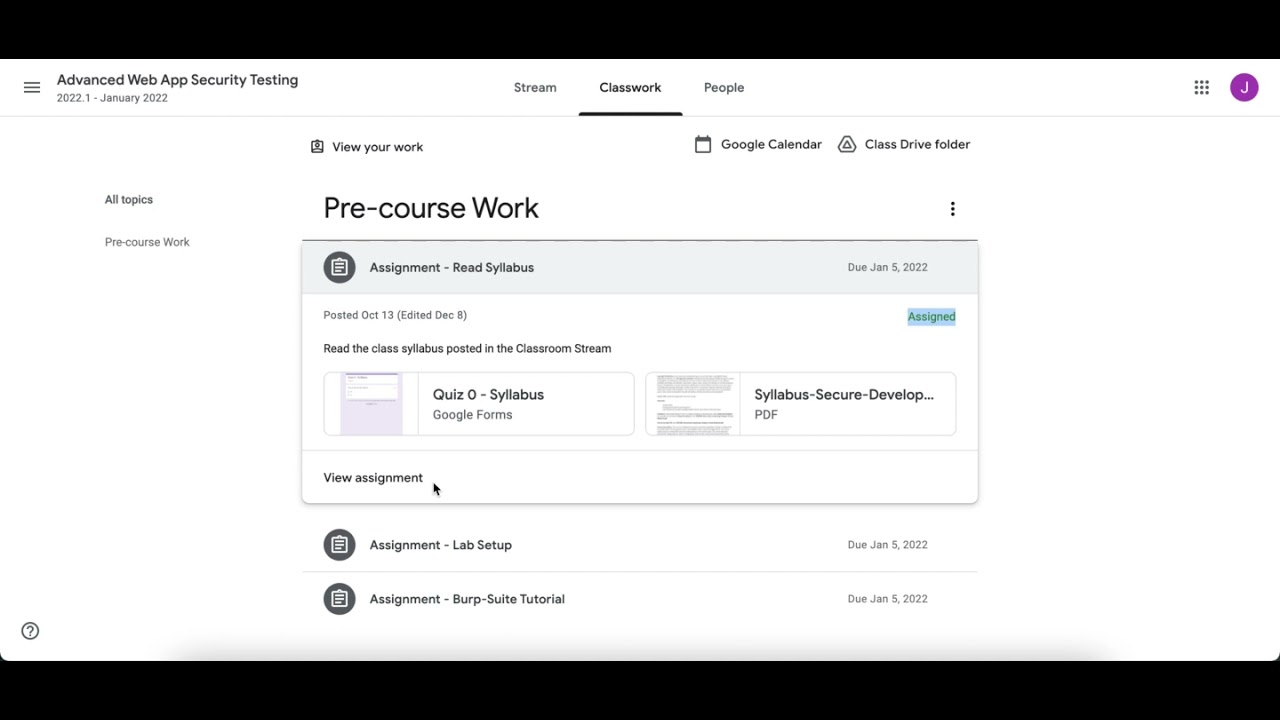 Google Classroom: Mark Assignment as Done - YouTube