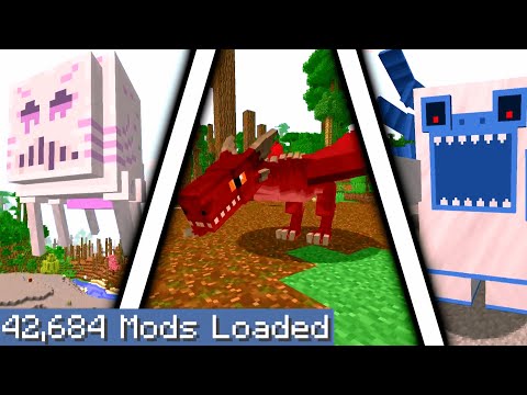 Minecraft but I downloaded every single mod again 3... - YouTube