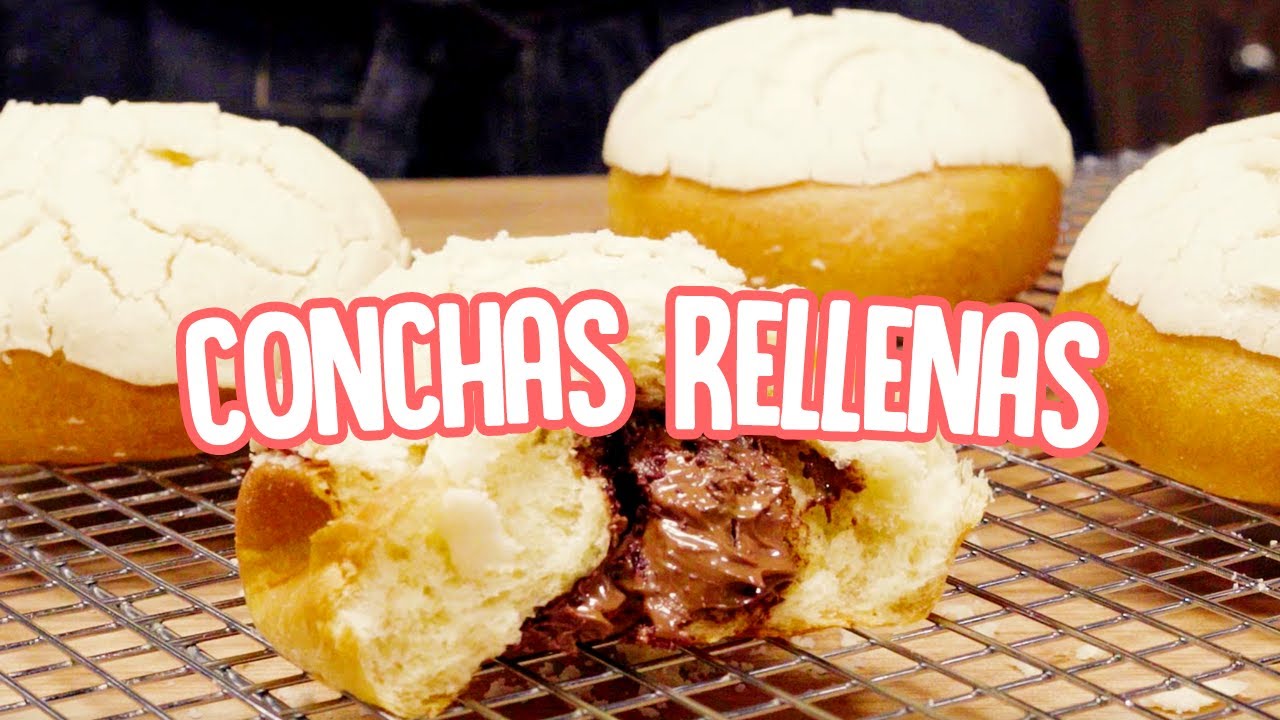 ¡Haz conchas rellenas con el chef Irving Quiroz! Muy fácil - YouTube