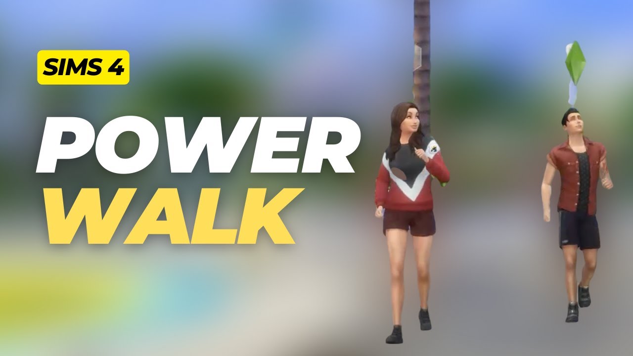 How to Power Walk - The Sims 4 - YouTube