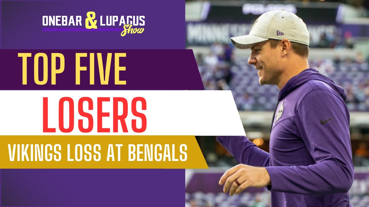 Top 5 Losers in Vikings Loss to the Bengals - YouTube