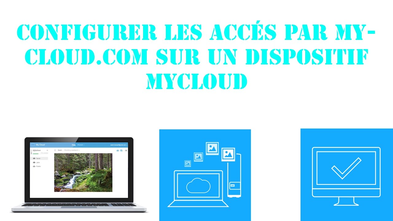 Configurer les accés par mycloud.com sur un dispositif MyCloud - YouTube