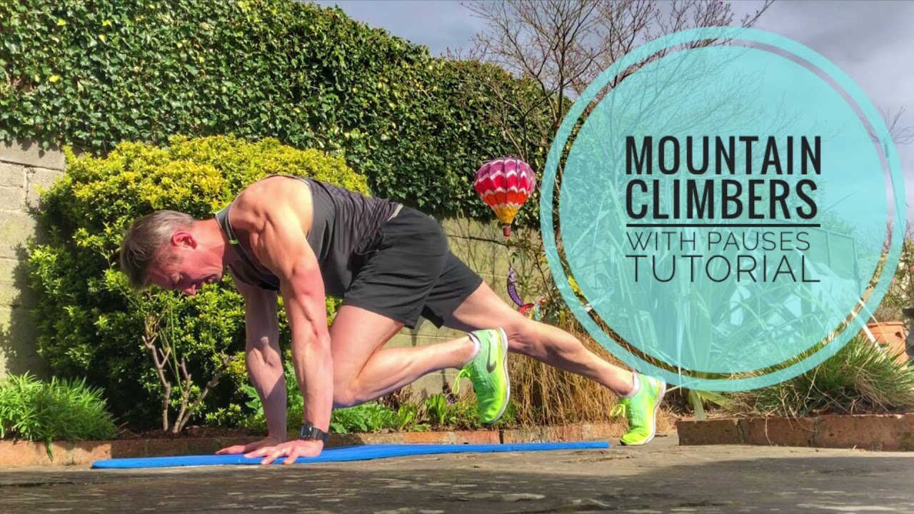Mountain Climbers with pauses tutorial - YouTube