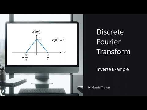 Discrete Time Fourier Transform Inverse Example - YouTube