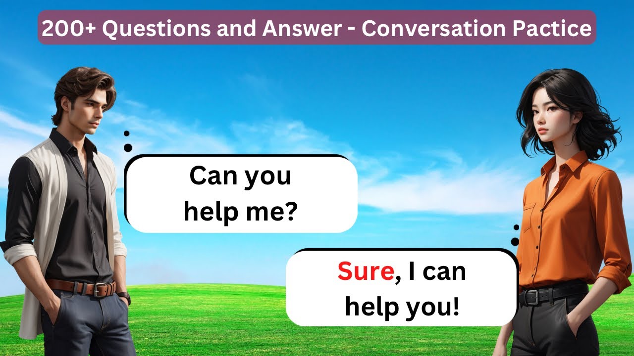 Simple English Conversation Practice | 200+ Questions & Answers - YouTube