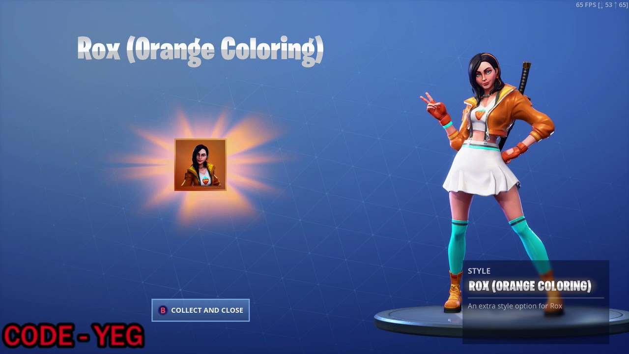 *NEW* UNLOCKING ROX "Orange Clothing" Outfit on Fortnite Battle Royale ...