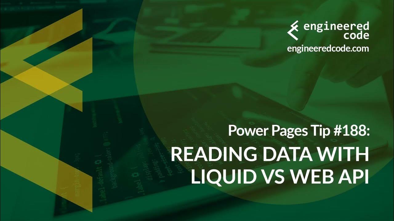 Power Pages Tip #188 - Reading Data with Liquid vs Web API - Engineered ...
