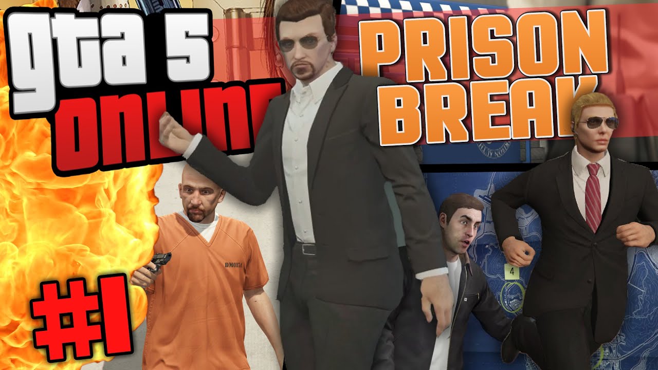 GTA 5 Online - Prison Break #1 - The Bus (GTA Online Heists) - YouTube