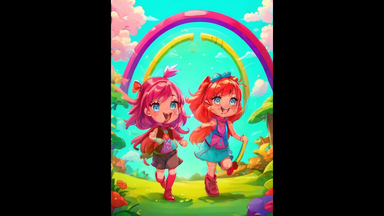 The Rainbow Adventures of Rosie and Ruby The children reading book - YouTube