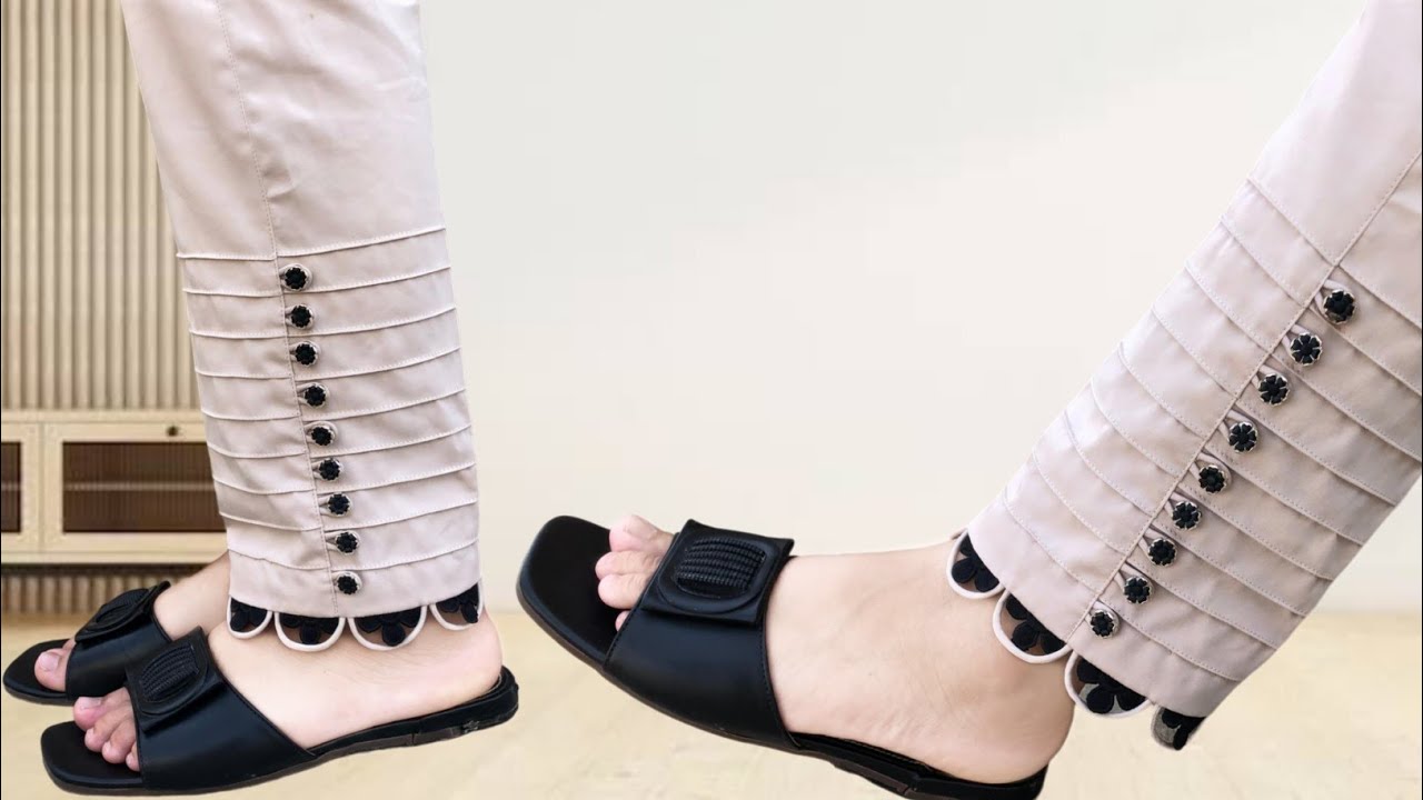 trouser design | beautiful Poncha design for suit | # ...