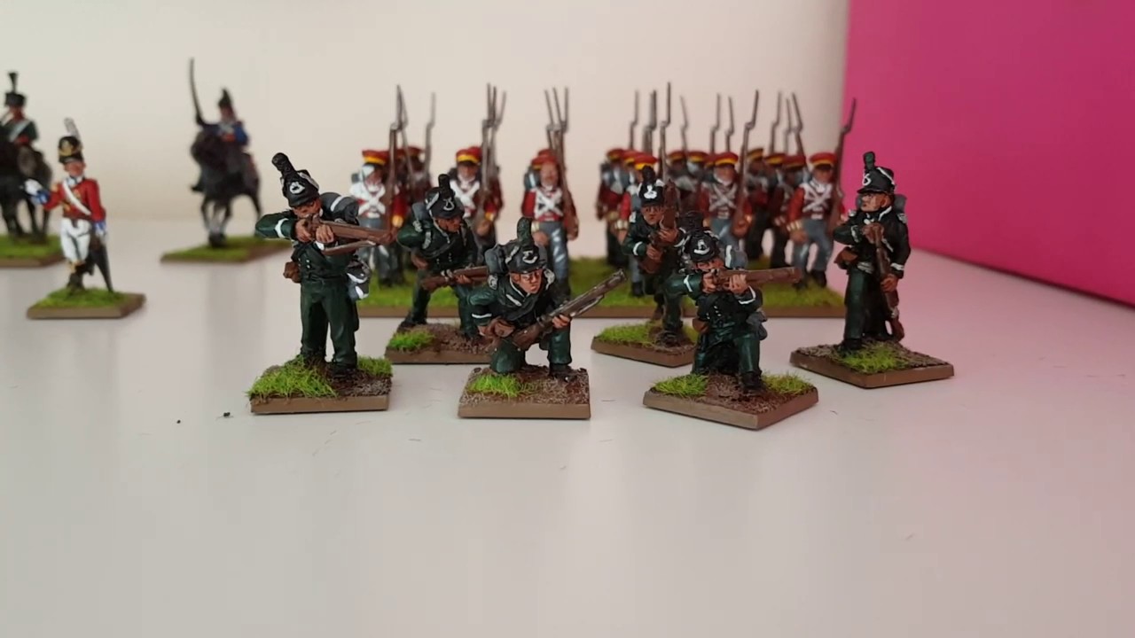Painting update 95th rifles - YouTube