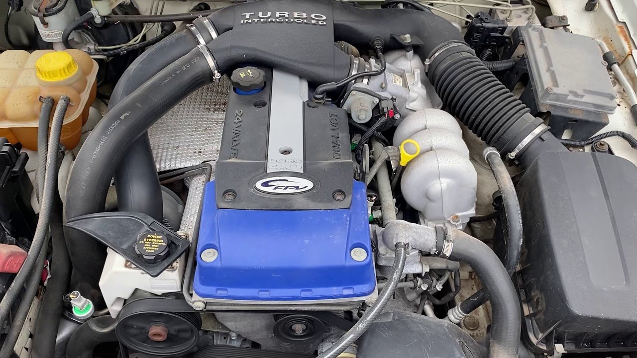 VA8679 BA F6 engine hot test - YouTube