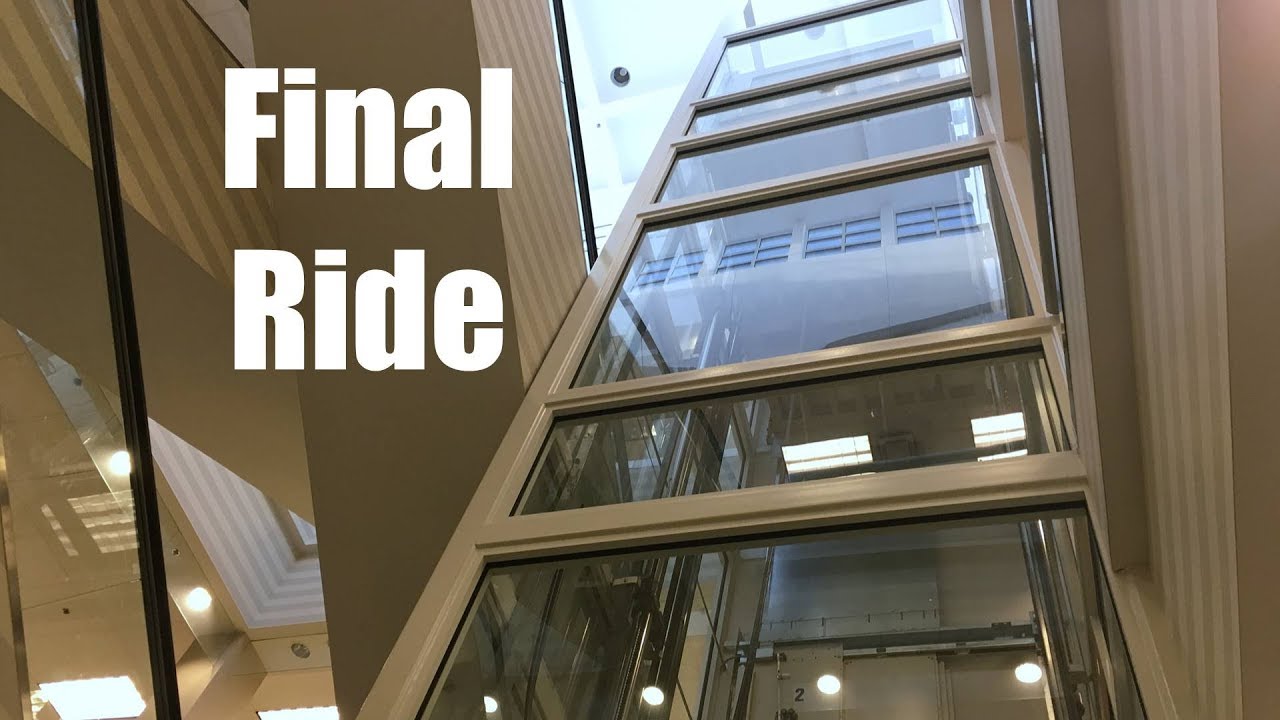 FINAL RIDE! Scenic Schindler MT Hydraulic Elevator @ Sears - South ...