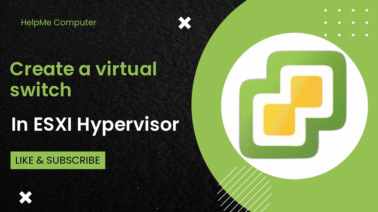 How to create virtual switch on ESXi hypervisor - YouTube