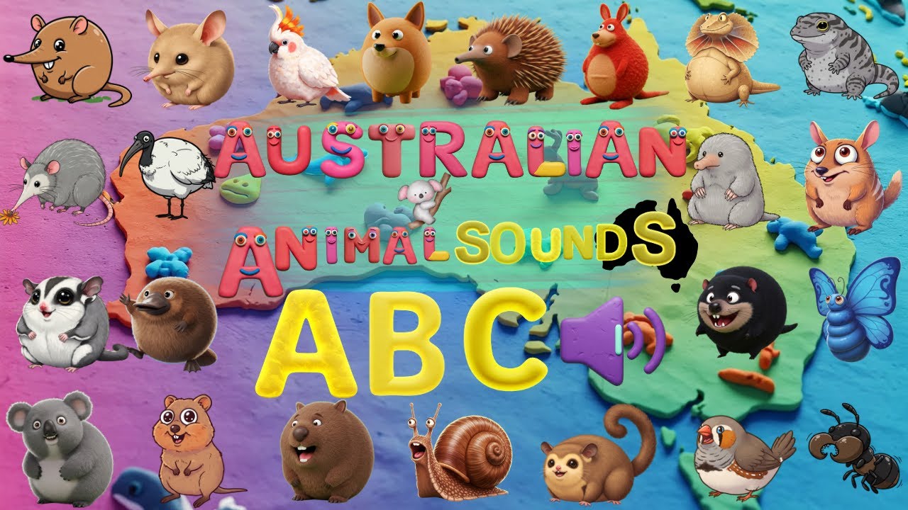 Wild Australian Animal Sounds ABC Song | Zoo Animals Alphabet | Roar ...