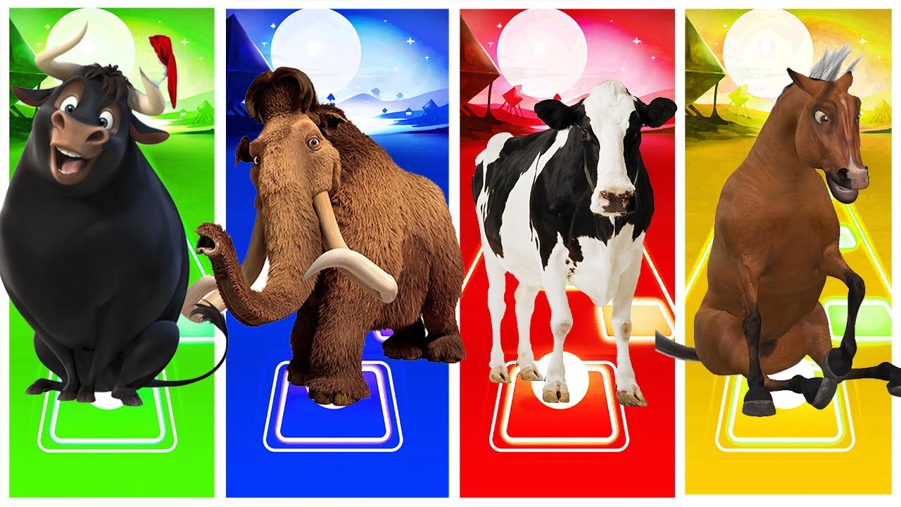Ferdinand 🆚 Funny Cow 🆚 Ice Age Manny 🆚 Funny Horse – Coffin Dance Song ...