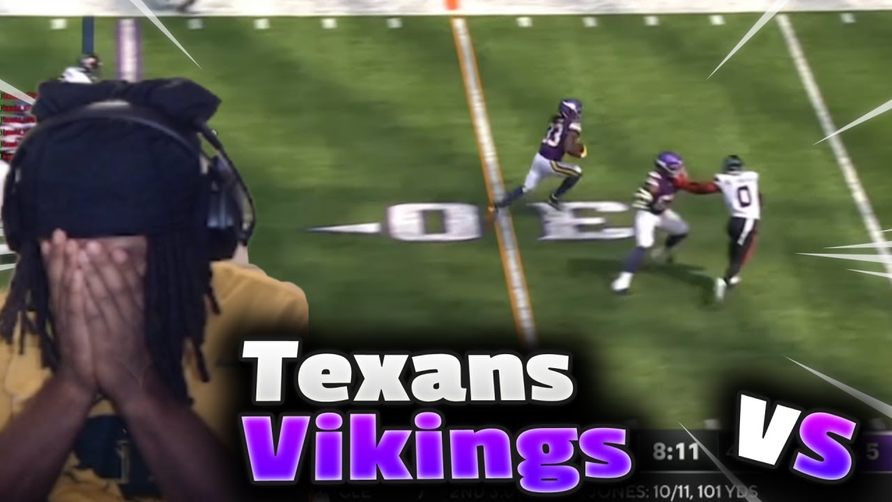 The Texans Aint Show Up To Play.....|Texans Vs Viking NFL Week 3 ...