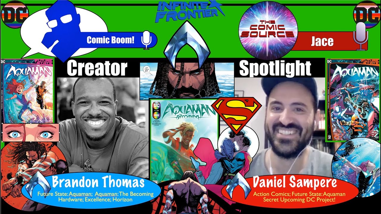 DC Comics creator spotlight - Aquaman writer Brandon Thomas & Action ...