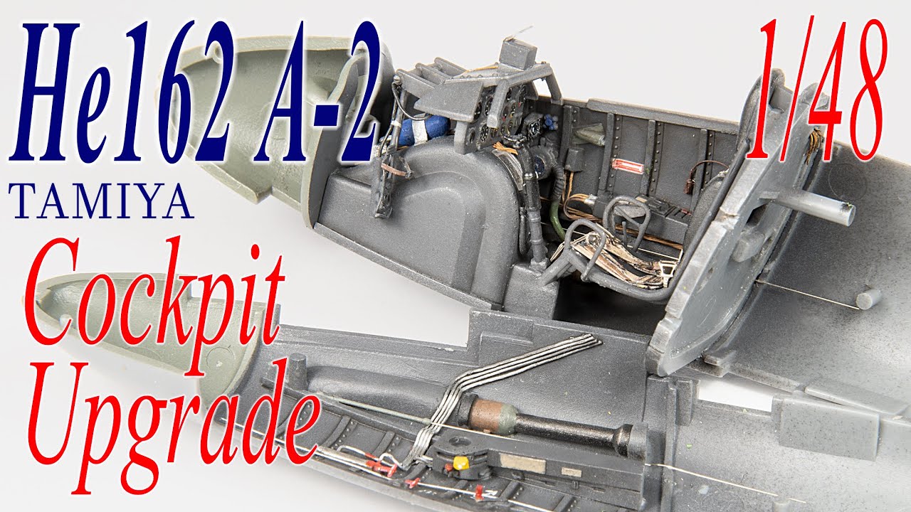 Heinkel He-162 Cockpit Build 1/48 Tamiya - YouTube
