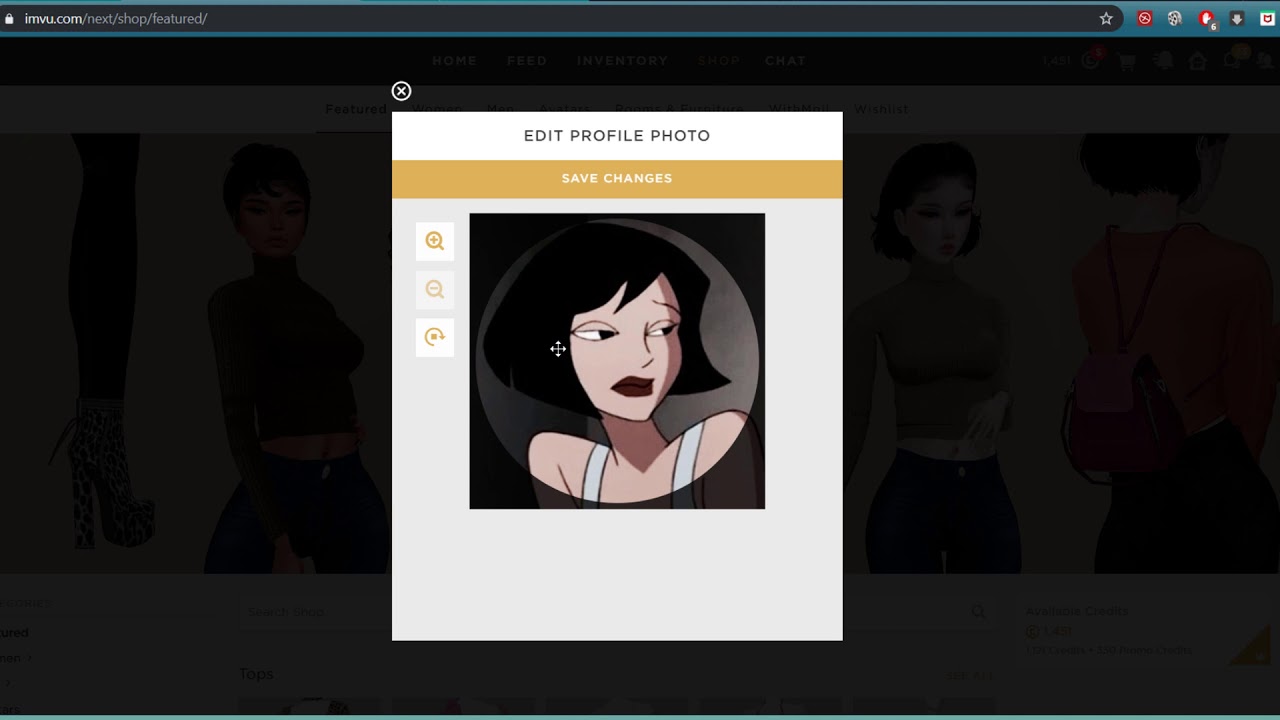 How to change profile picture! IMVU GUIDE - YouTube