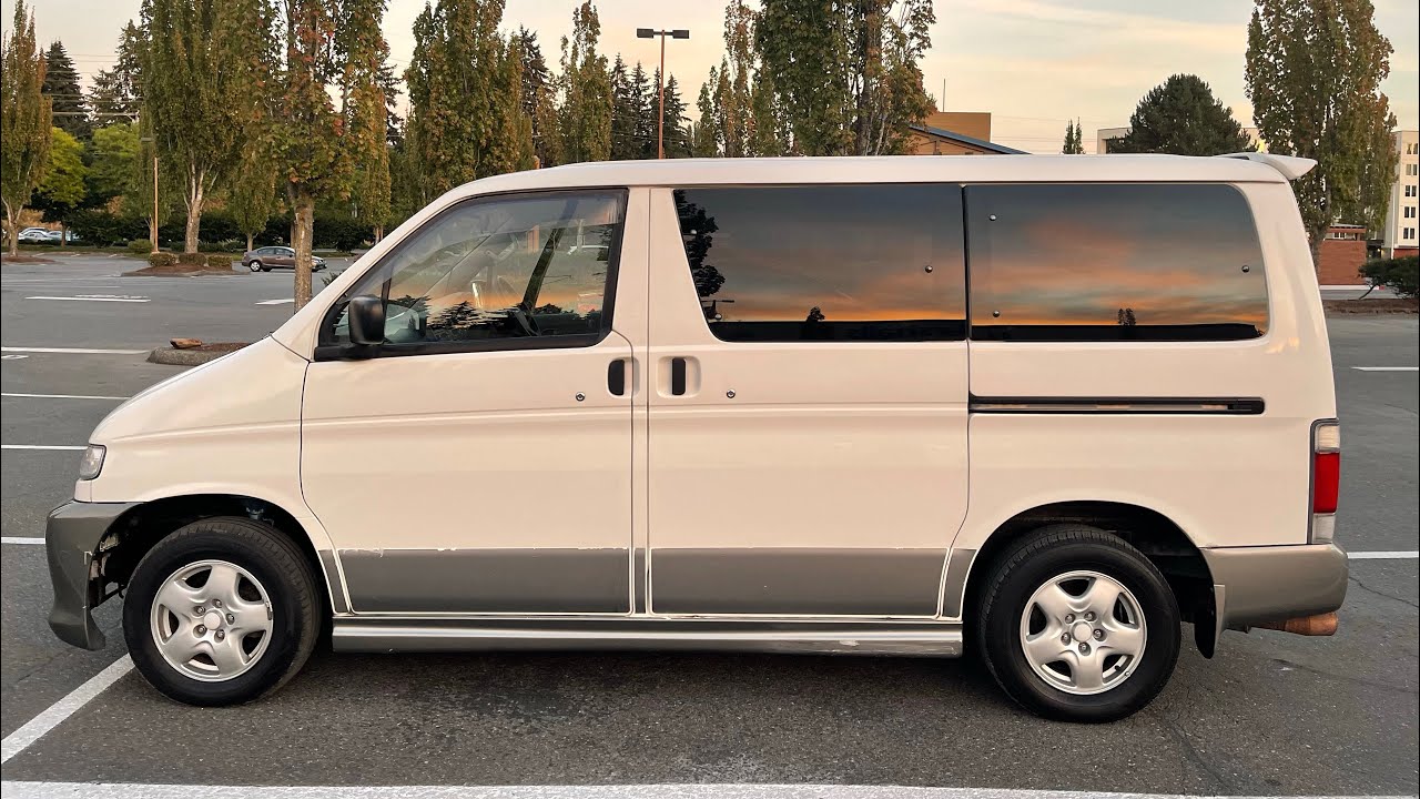1996 Mazda Bongo Friendee Van 4WD full time 4WD turbo diesel ...