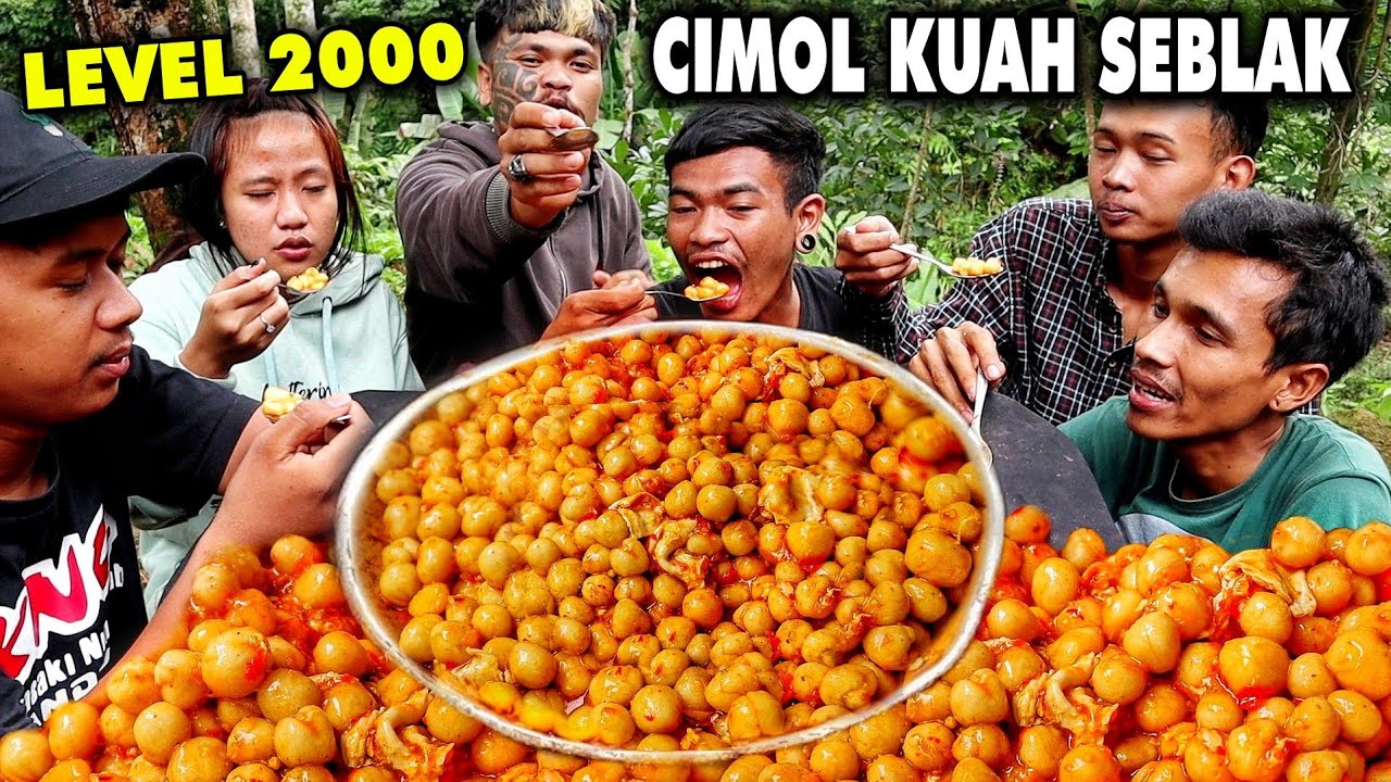NEKAD!!! MAKAN CIMOL KUAH SEBLAK SUPER DOER ( Level 2000 ) - YouTube