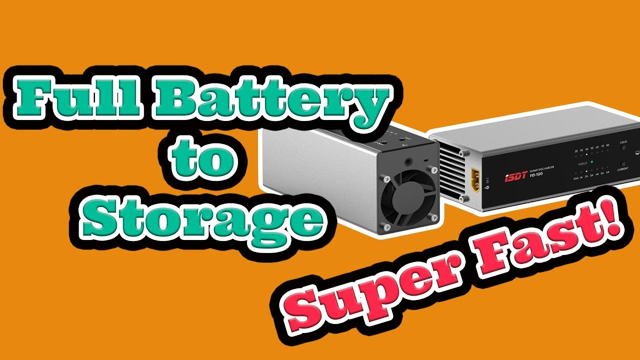Discharge Lipo Batteries Super Fast! ISDT FD-100 Smart Discharger ...