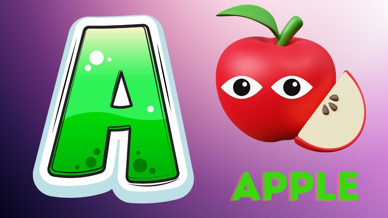 ABC Phonics Song for Kids l Alphabet Letter A l LooLoo Kids LooLoo ...