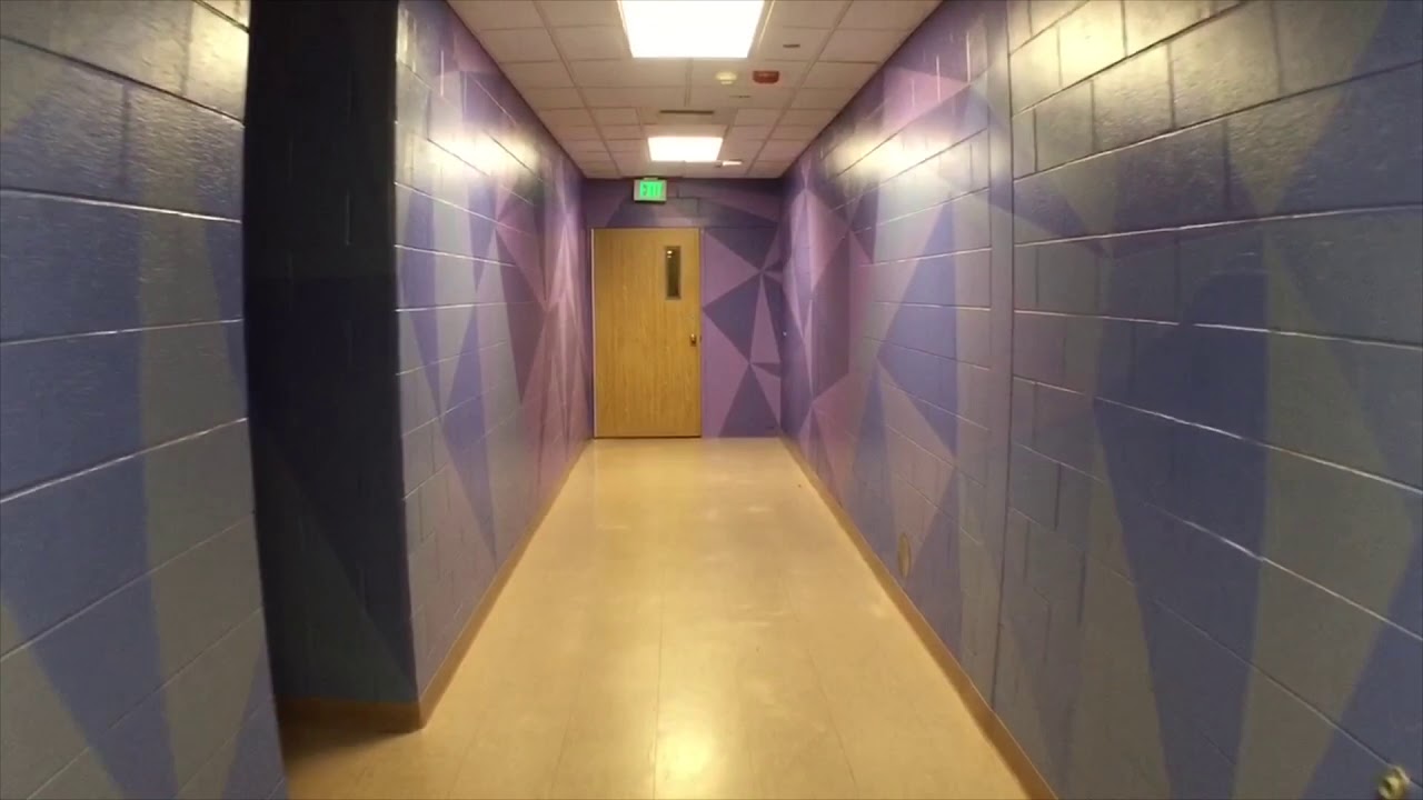 Abstract Hallway Mural Video - YouTube