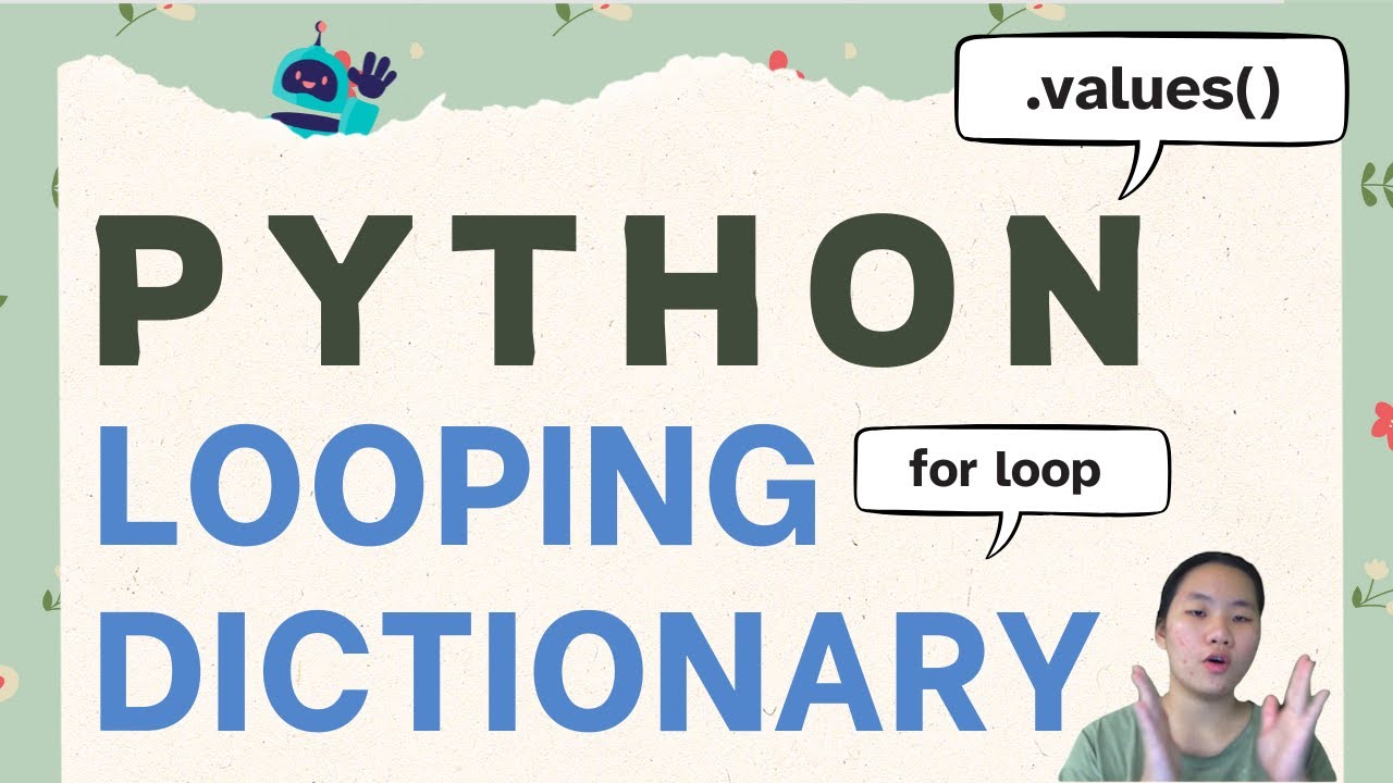 Tinateach Python for Beginners : Looping Dictionary - YouTube