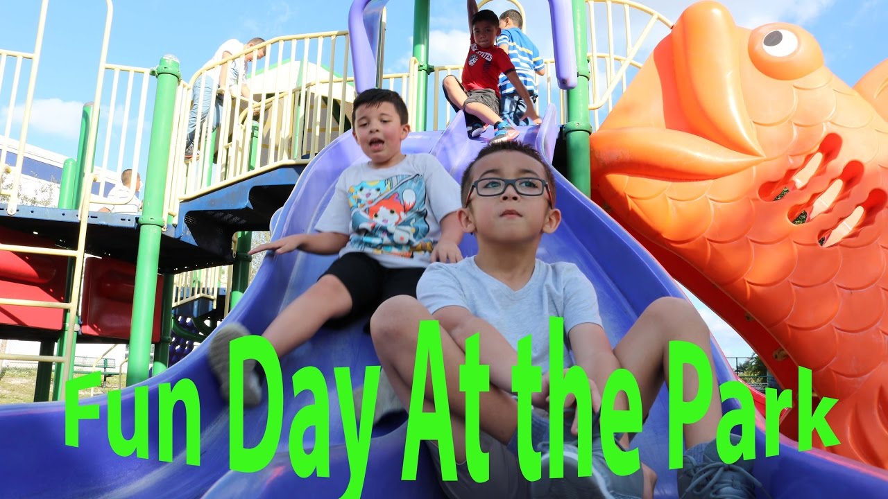 Fun Day At the Park | Outdoor Playground | Family Time - YouTube