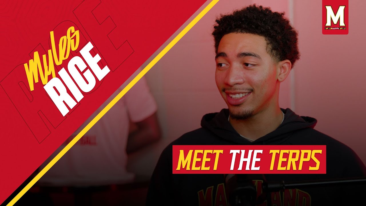 Maryland Men's Basketball | Meet the Terps | Myles Rice - YouTube