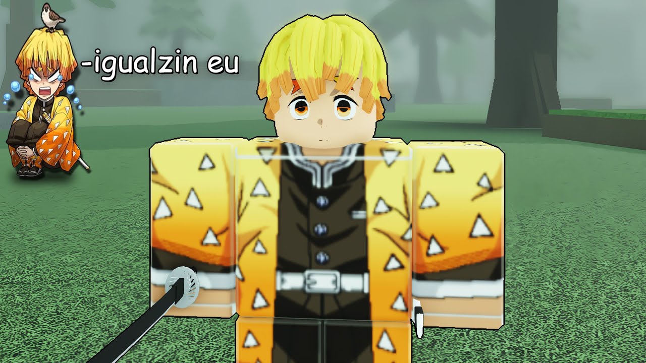 derrotando todos de zenitsu no rogue demon do roblox - YouTube