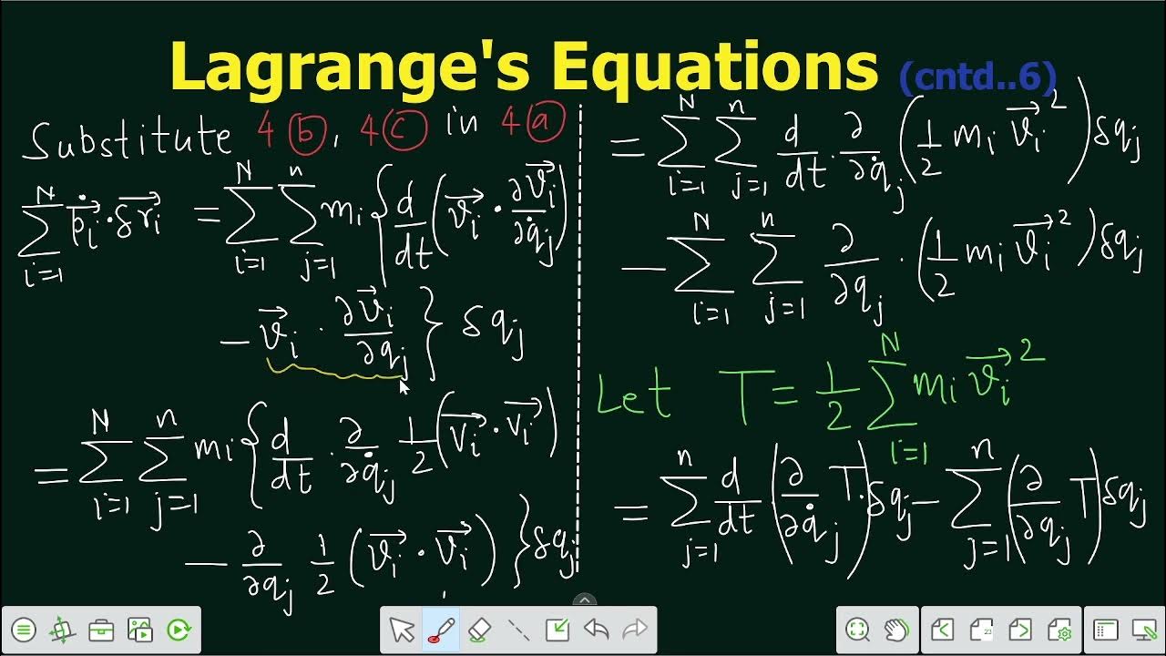 Lecture - 5 | Lagrange's Equations | 5th sem | MSDSU Physics | NEP - YouTube