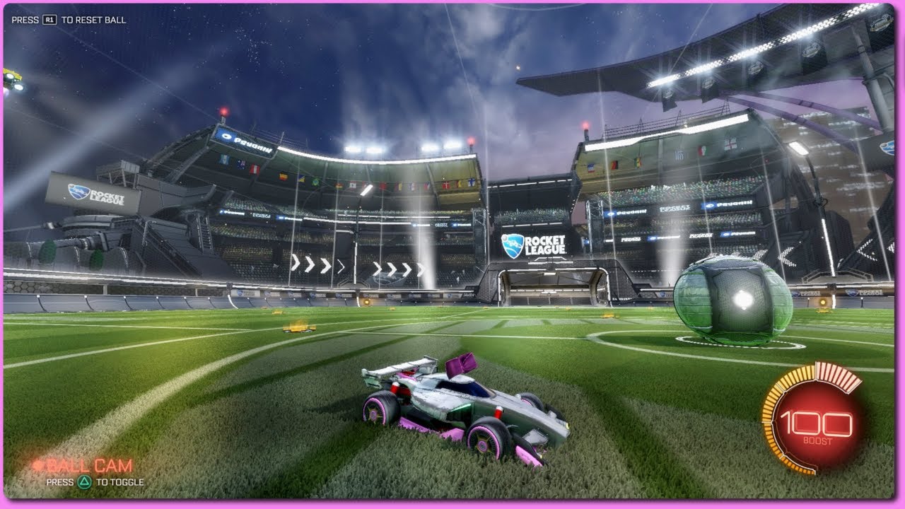 Rocket League - Pink Animus GP / Pink Magic Missile Gameplay - YouTube