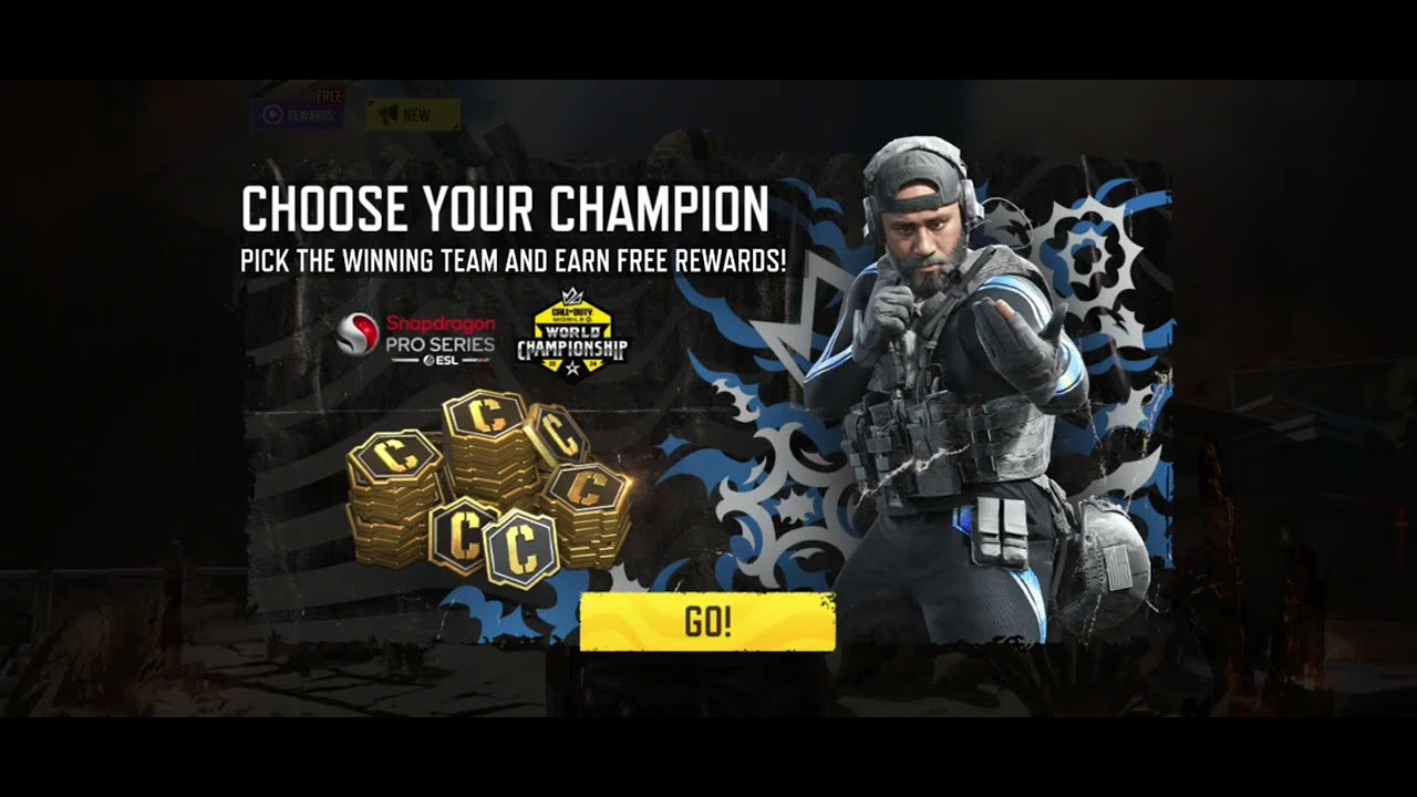 HOW TO GET FREE REWARDS IN WORLD Championship CALL of duty mobile game ...
