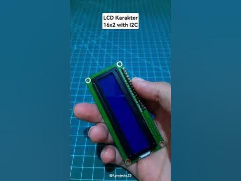 Membuat teks berjalan menggunakan arduino dan LCD karakter 16x2 dengan I2C #arduino #fprojects ...